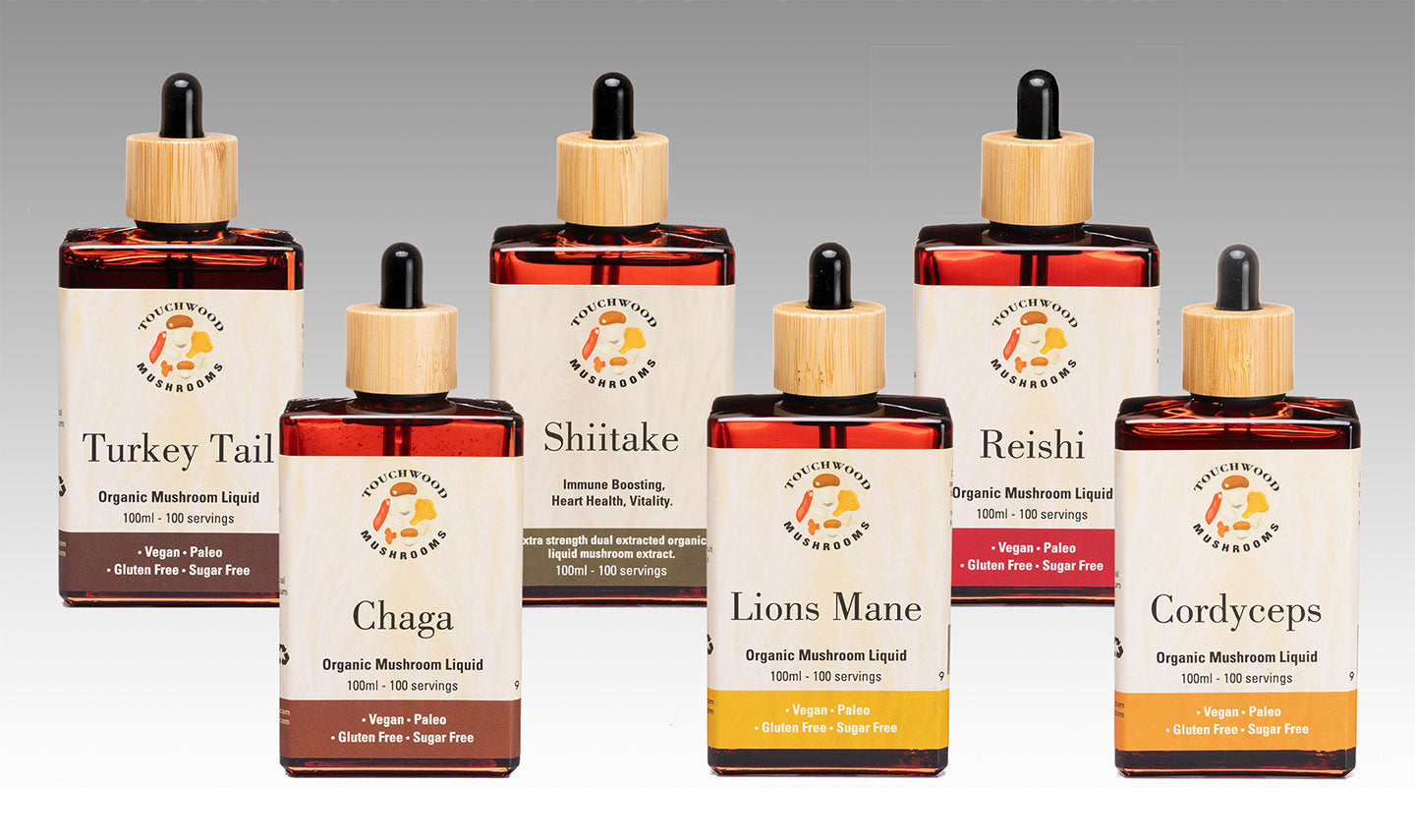 Mushroom Liquids 100ml Value Pack – Touchwood Mushrooms