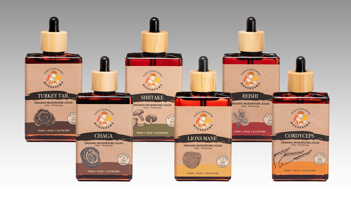 Alcohol Free Mushroom Liquids 100ml Value Pack – Touchwood Mushrooms